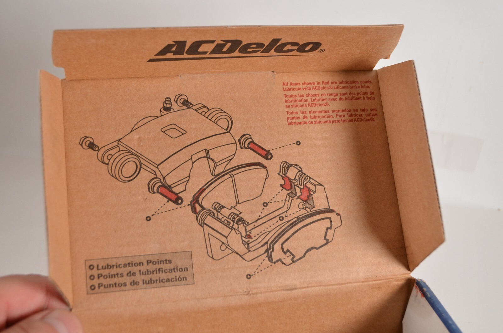 Disc Brake Ceramic Disc Brake Pad Set Rear AC Delco Pro Brakes ...