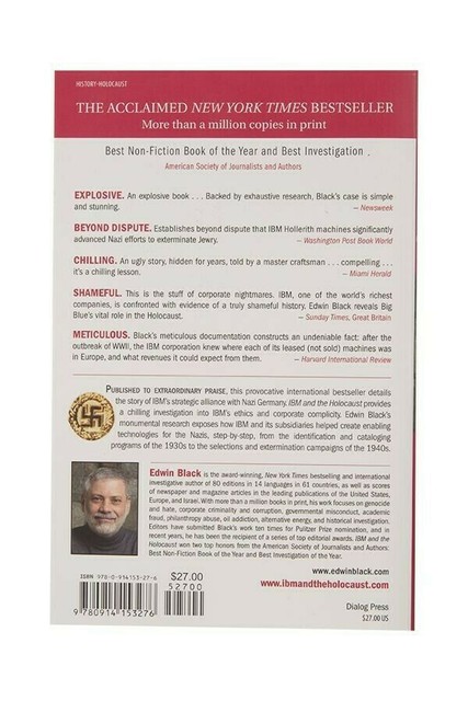 IBM and the Holocaust : The Strategic Alliance Between Nazi Germany and ...