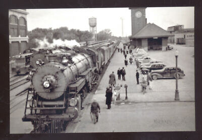 REAL PHOTO FARGO NORTH DAKOTA RAILROAD DEPOT TRAIN STATION CARS ...