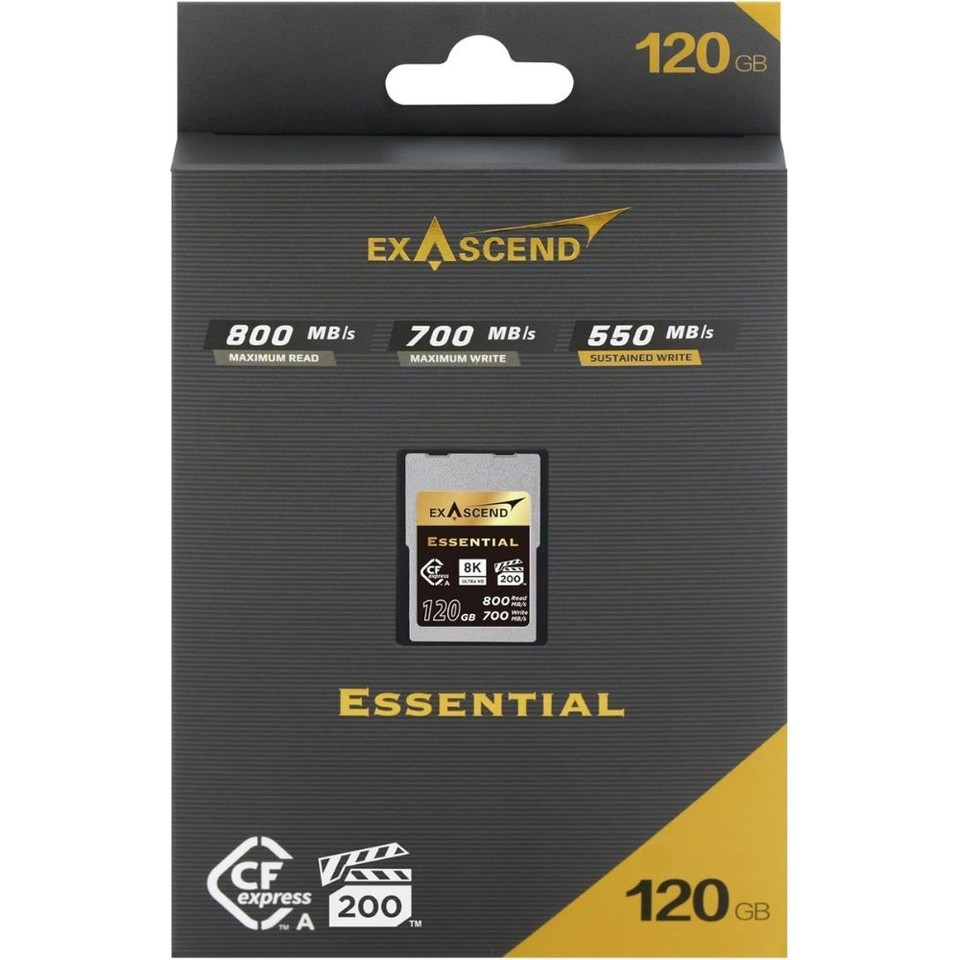 Exascend 120GB Essential Series CFexpress Type A Memory Card | eBay