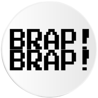 Brap Brap - Circle Sticker Decal 3 Inch | eBay