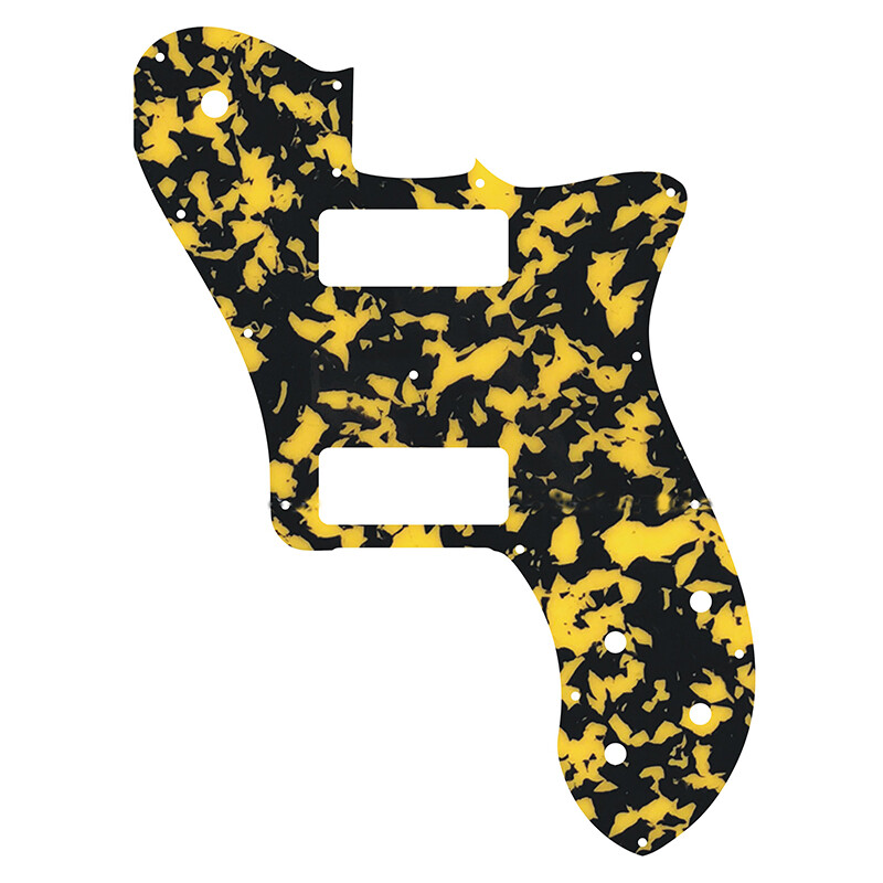 For US 72 Tele Deluxe Reissue Guitar Pickguard With P90 Pickups, yellow ...