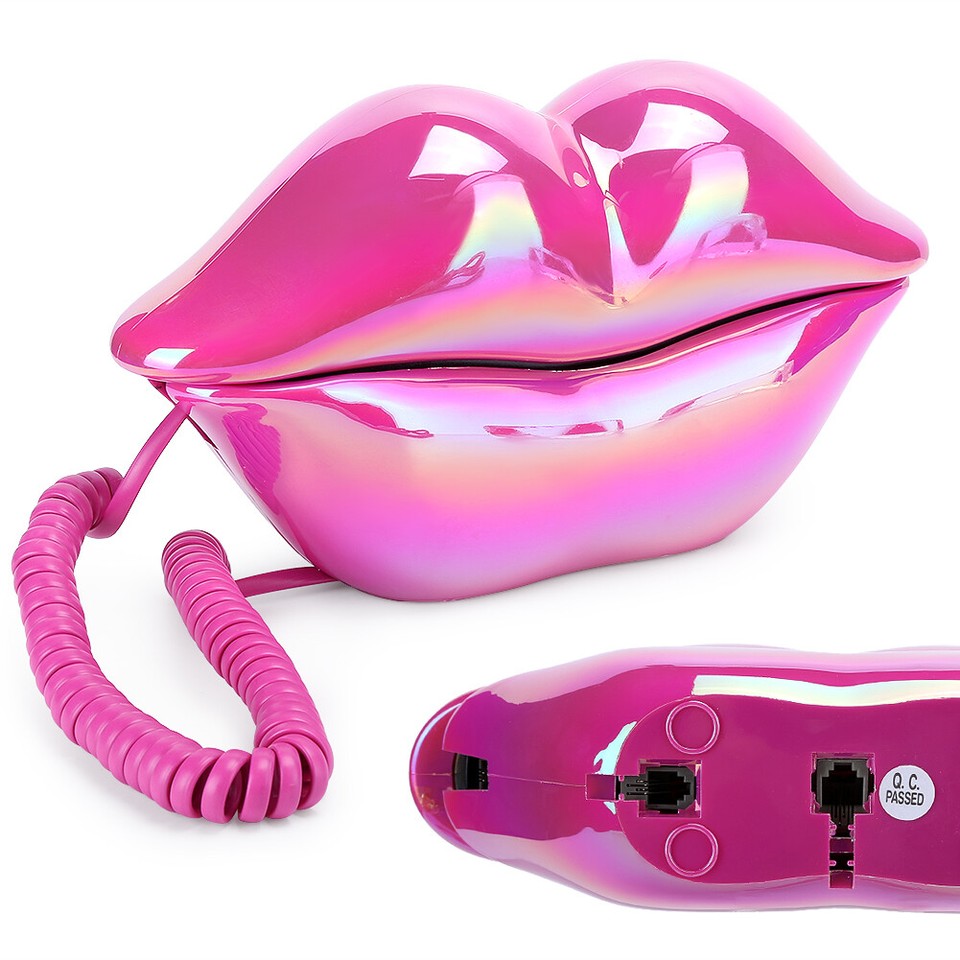 Novelty Lip Shaped Telephone Landline Desk Corded Phone Home Hotel ...