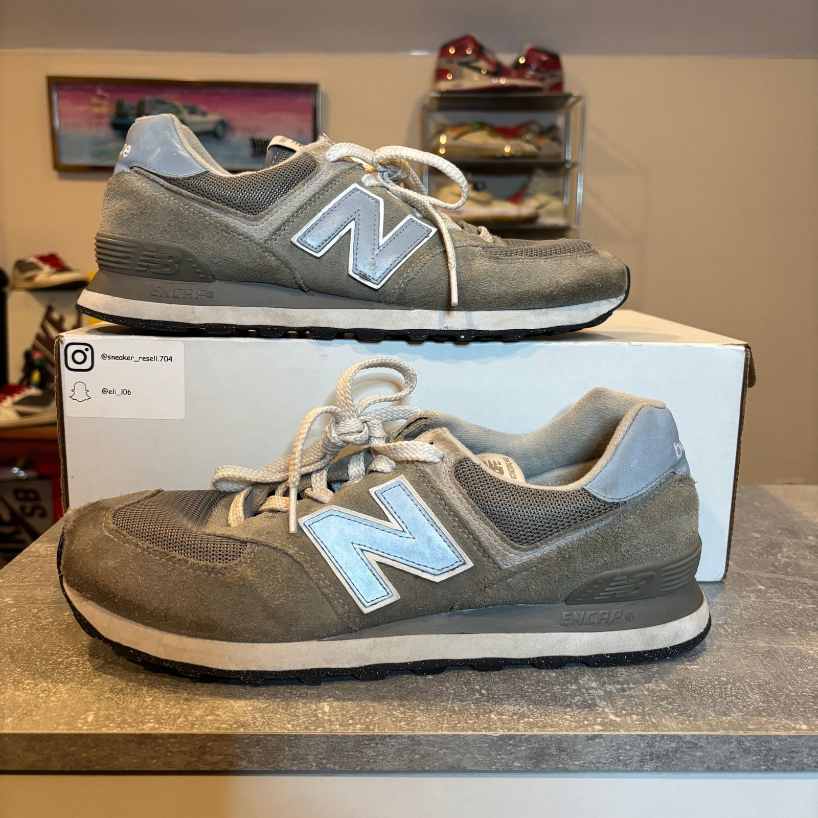 New Balance - Mens 574 Classic Shoes, - Gem