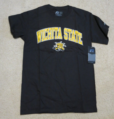 Russell Wichita State T Shirt Top Round Neck - S - NWT | eBay