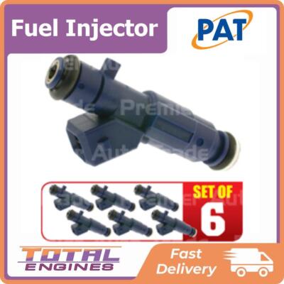 1x PAT Fuel Injector Set Of 6 fits Ford Falcon BF 4.0L 6Cyl BARRA 245T ...