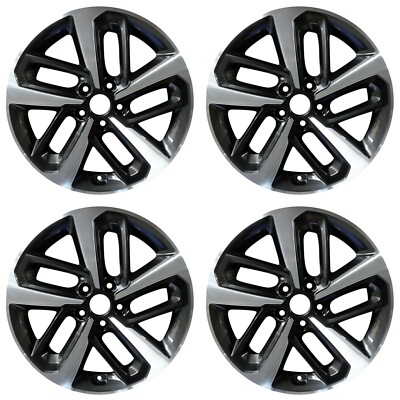 Hyundai Kona 2018 2019 2020 2021 18" OEM Wheels Rims Set Machined With ...