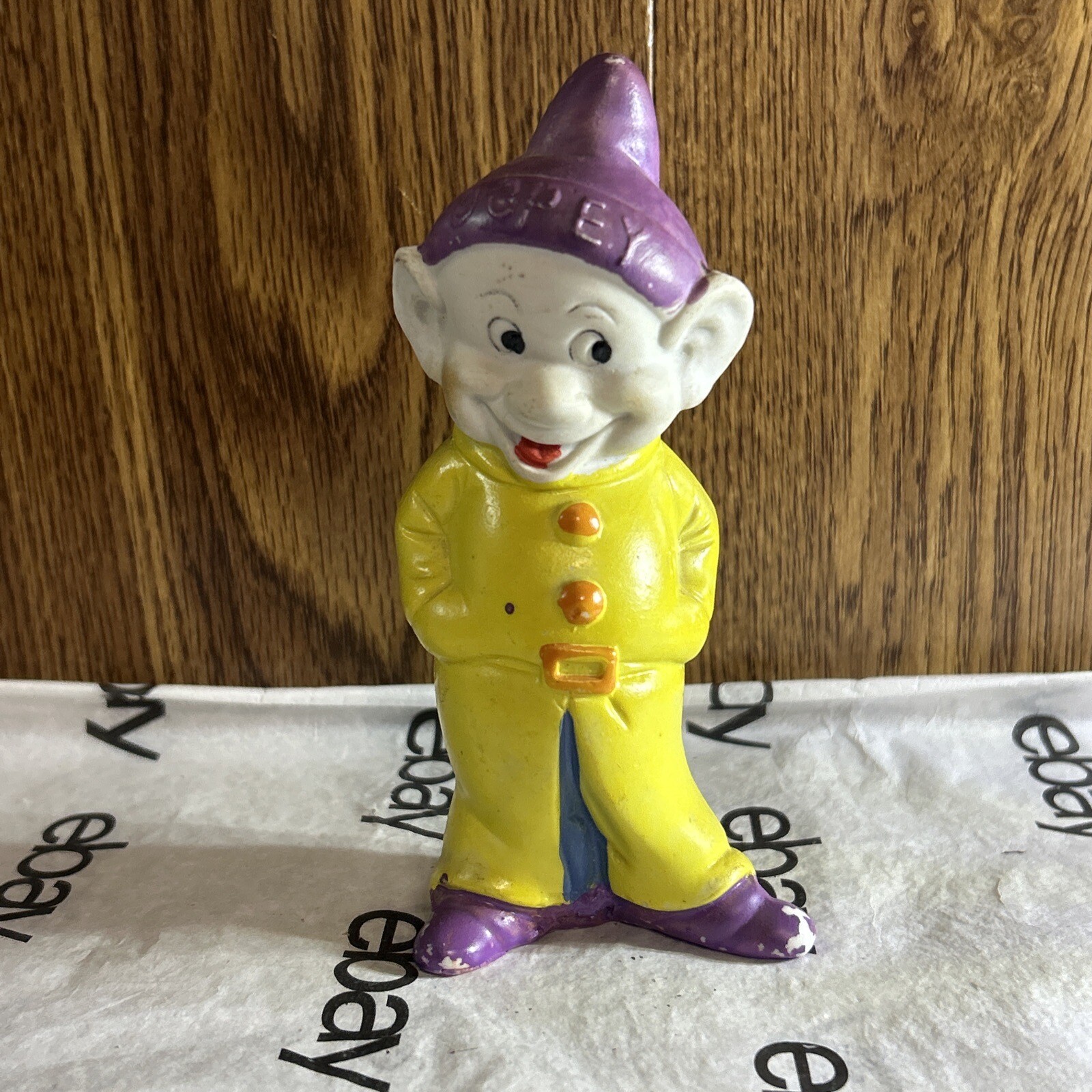 Vintage Walk Disney Dopey Porcelain Figure from Snow White and the 7 ...
