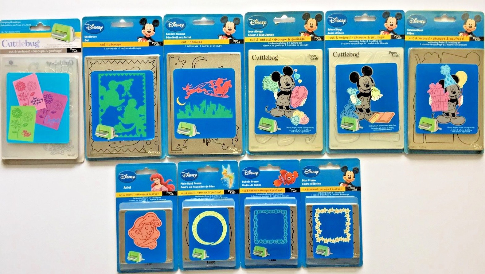 Cuttlebug Disney Cut & Emboss Dies "New" Original Packing-You Choose ...
