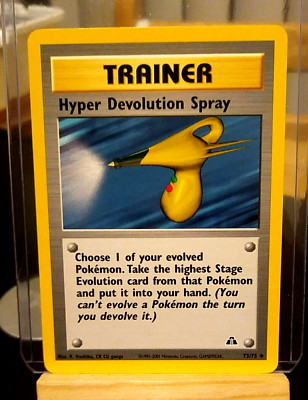 POKEMON Hyper Devolution Spray 73/75 Neo Discovery, Trainer Uncommon ...