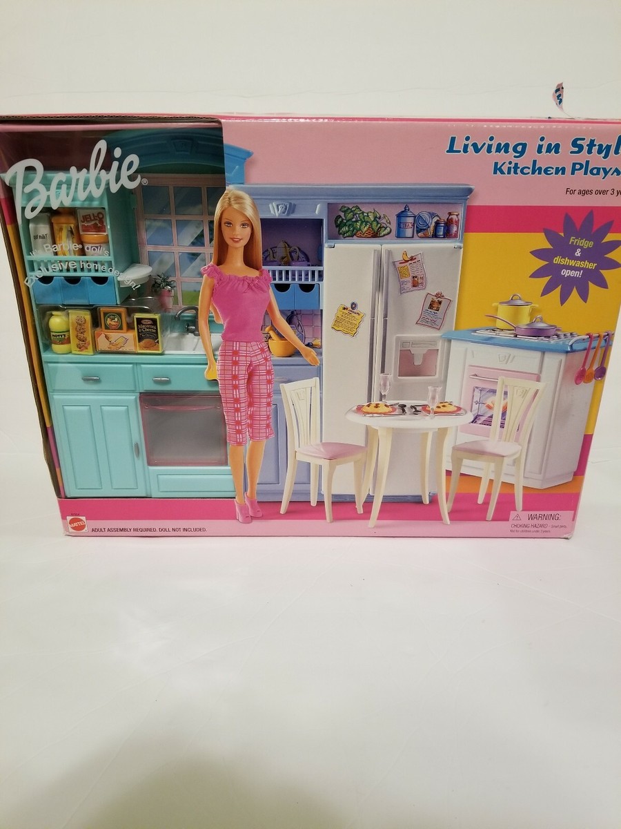 Barbie Kitchen Vintage VINTAGE BARBIE DREAM KITCHEN LOT MATTEL 1984