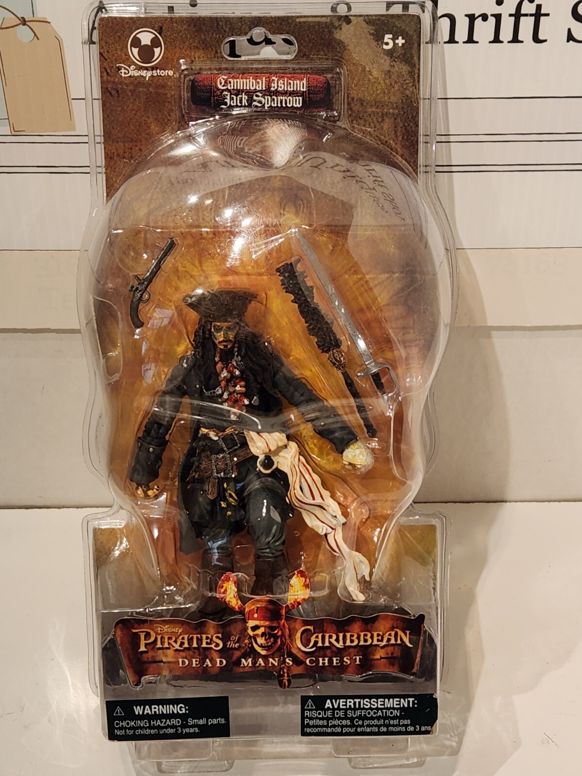 Disney Pirates of The Caribbean Cannibal Island Jack Sparrow Action ...