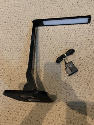 Lampat LED Desk Lamp, Dimmable LED Table Lamp Black, 4 Lighting Modes ...