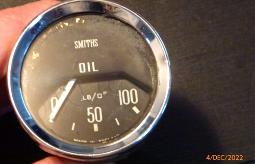 SMITHS VINTAGE OIL PRESSURE GAUGE FOR CLASSIC MINI ETC | eBay