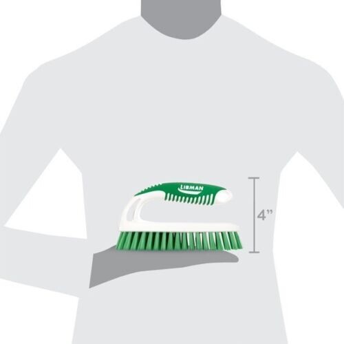 Libman Power Scrub Brush, Contoured Grip Handle, Heavy-Duty 7 x 2.5 ...