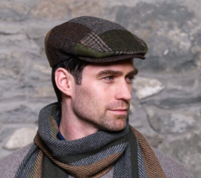 Irish Wool Kerry Cap for Men (Kerry-B-Patch) | eBay