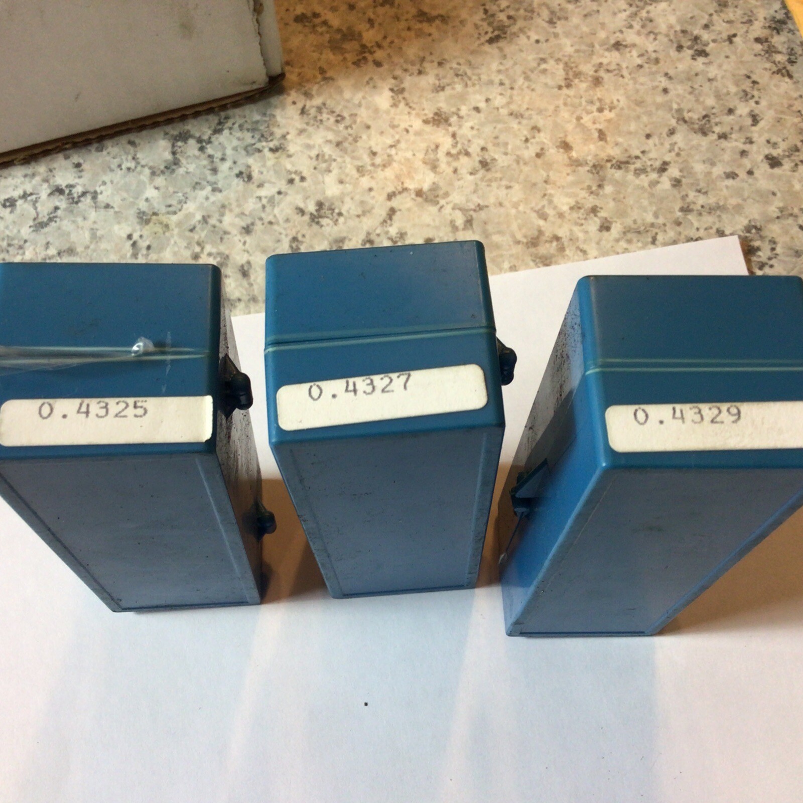 Set Of Three Deltronic Gage Pins, .4325, .4327 And .4329, Used | eBay