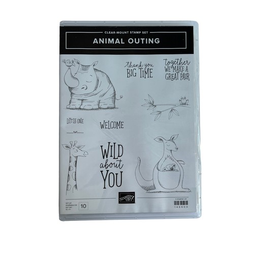 Stampin' Up Animal Outing 146600 Set of 10 Stamps Dies Clear Mount ...