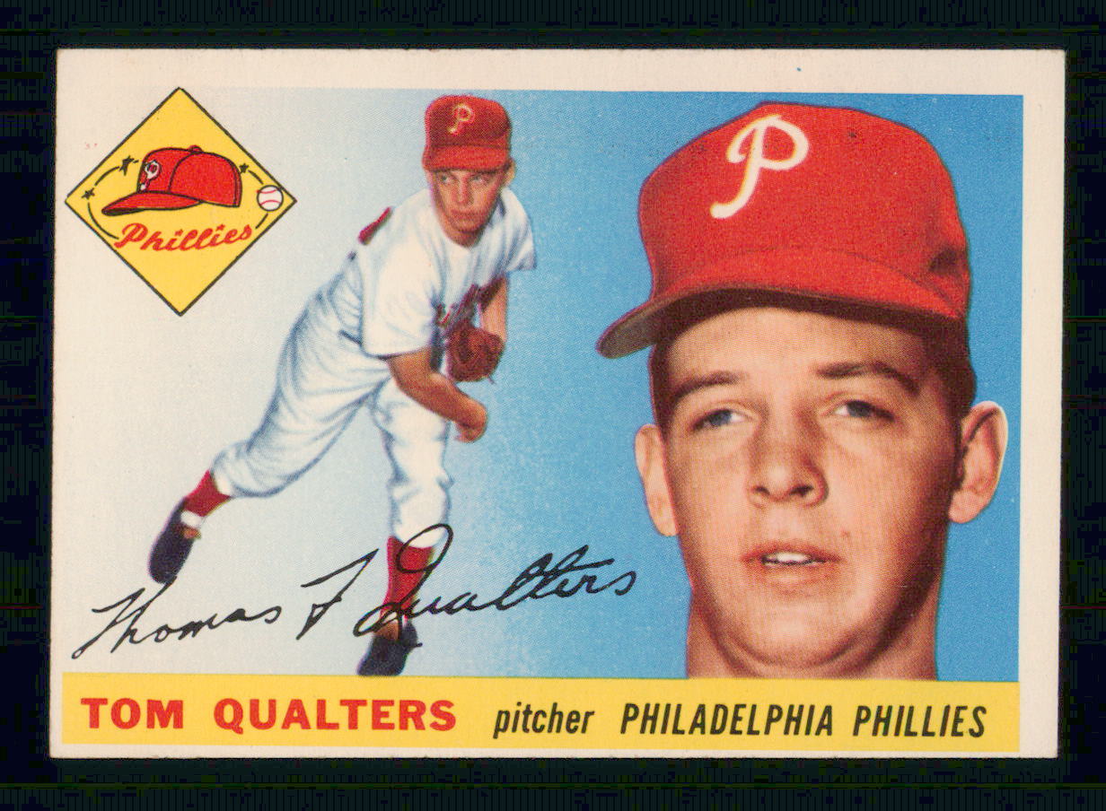 1955 TOPPS BASEBALL # 33 TOM QUALTERS 7966 | eBay