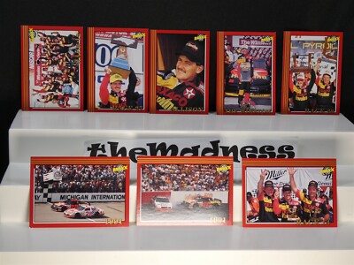 Eight (8) 1992 Maxx Davey Allison Auto Racing NASCAR Cards 28 Havoline ...