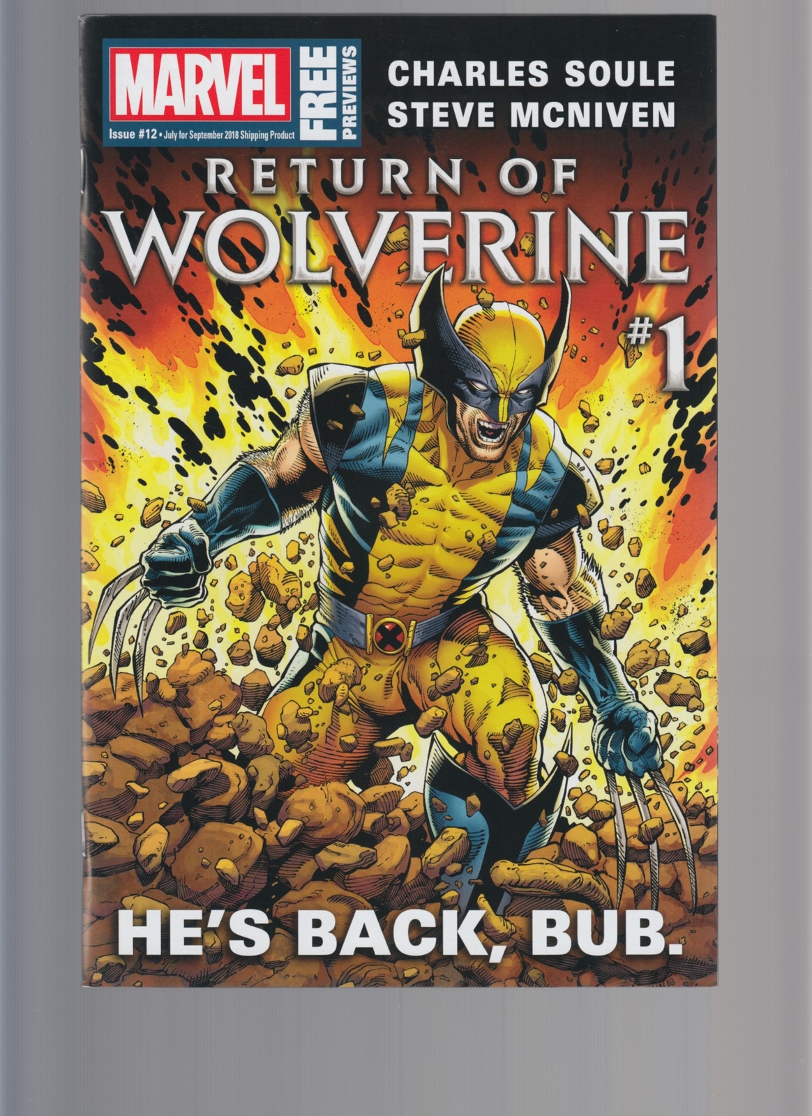 MARVEL PREVIEWS #12 (Return of Wolverine #1, Fantastic Four #2, Slott ...