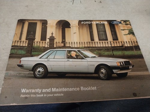 1979 FORD FAIRLANE Original Service Book 30,000km on | eBay Australia