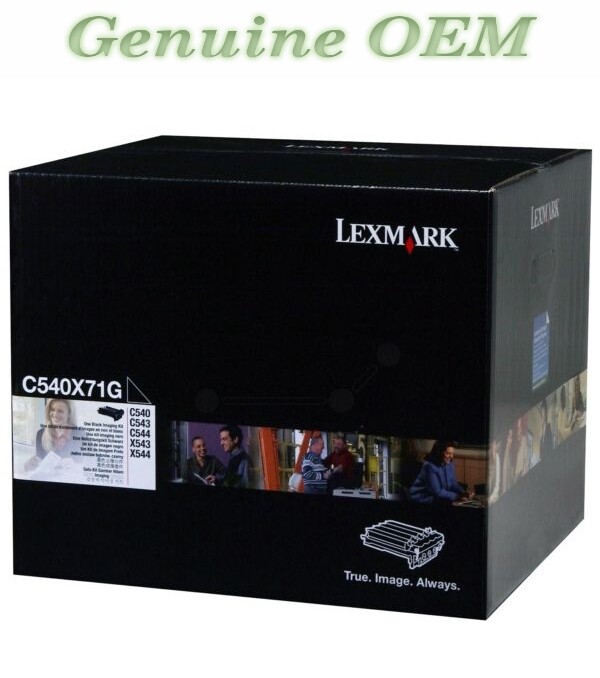C540X71G Original OEM Lexmark C540 Imaging Unit, Black Genuine Sealed ...