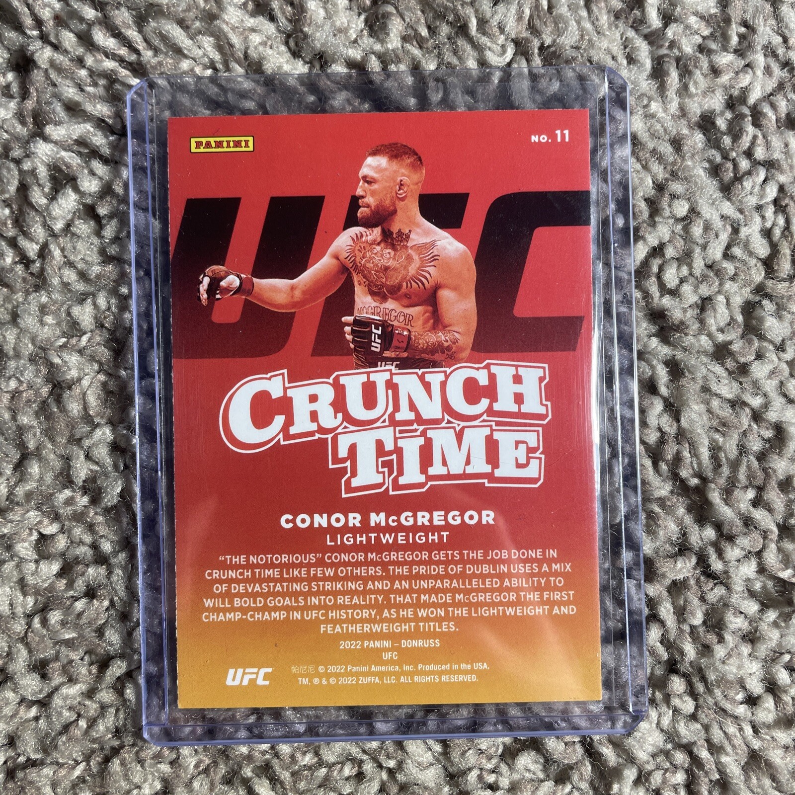 2022 Donruss UFC - Crunch Time #11 Conor McGregor for sale online | eBay