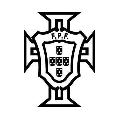Autocollant Portugal FPF logo foot adhésif stickers couleur au choix ...