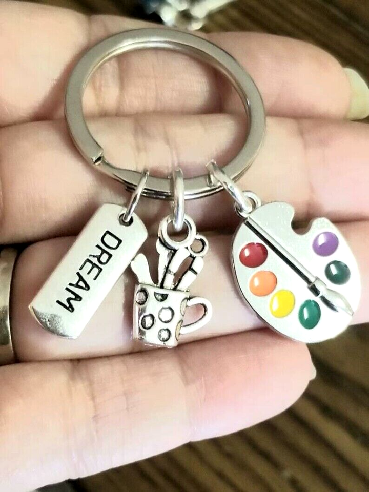 Artist Key Ring, Artists Keychain, Inspirational Gift, Painter, Art ...