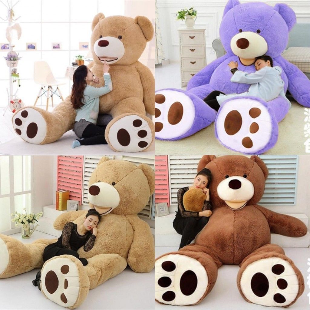 80-340CM Giant Large Big USA Teddy Bear Plush Soft Toys doll Gift (ONLY ...