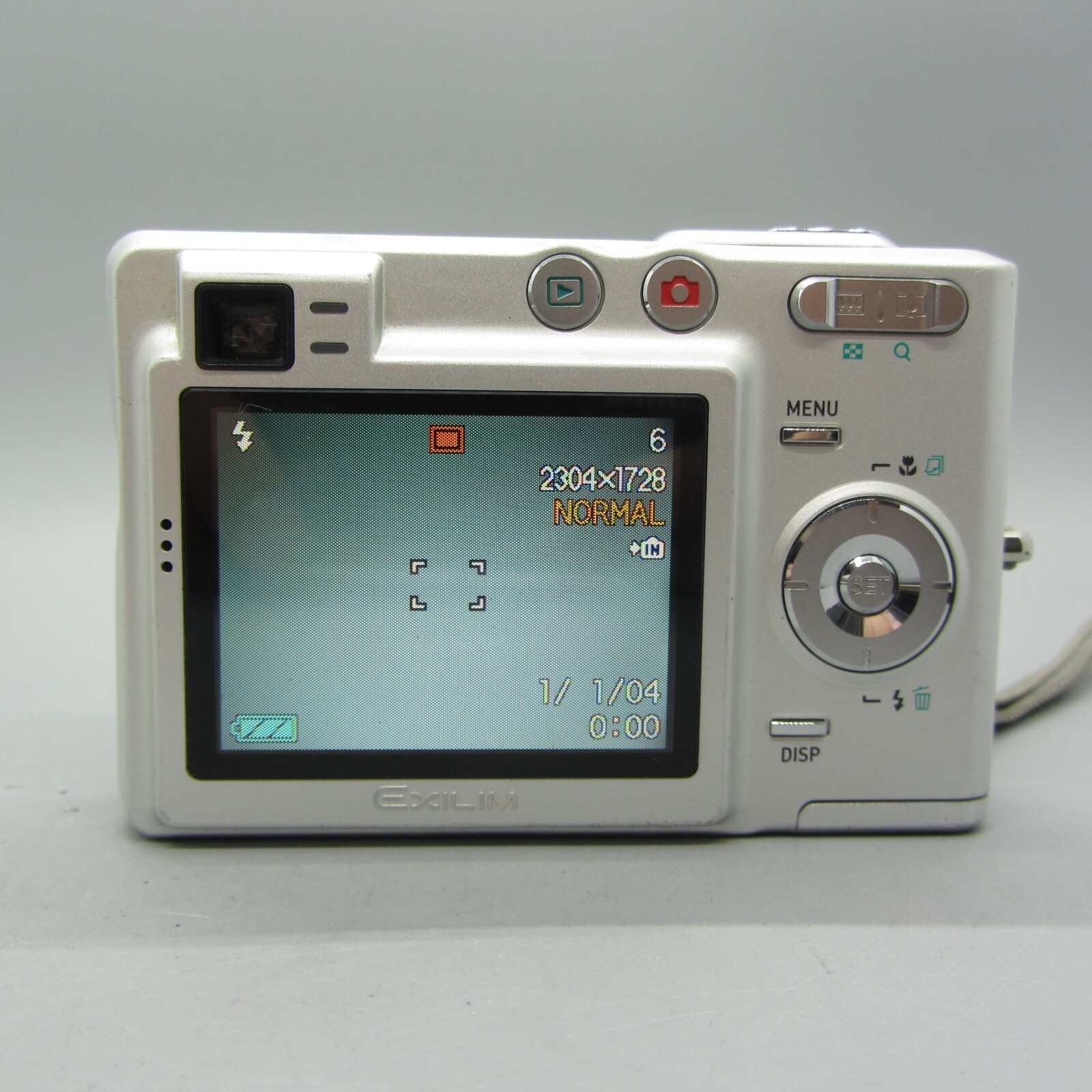 Casio EXILIM ZOOM EX-Z40 4.0MP Digital Camera - Silver for sale online ...