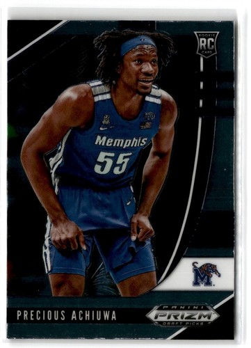 2020 Panini Prizm Draft Picks Collegiate Precious Achiuwa #48 Memphis ...