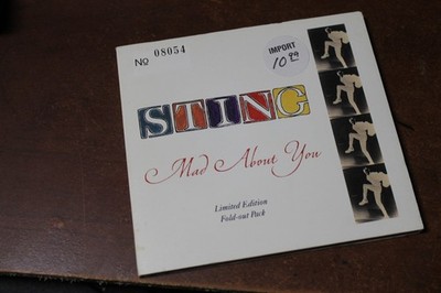 STING MAD ABOUT YOU # 08054 LIMITED EDITION ENGLISH IMPORT 3 SONG CD ...