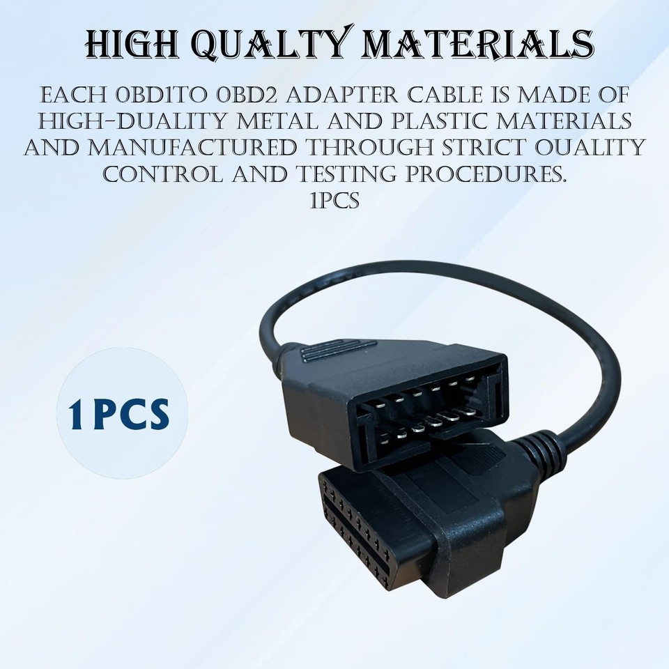 OBD1 Scanner Connector, GM Adapter Scanner Cable Connector, GM 12 Pin ...