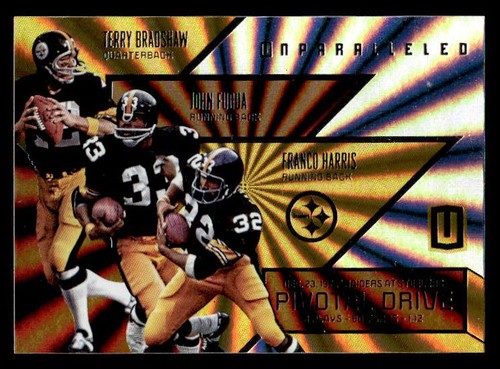 Franco Harris Terry Bradshaw Fuqua 2016 Unparalleled Pivotal Drive #PD ...