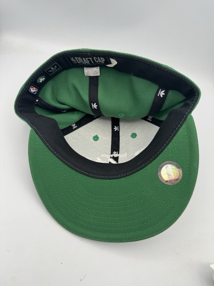 NBA Draft Cap Anniversary Adidas Celtics Green Cap Size S/M | eBay