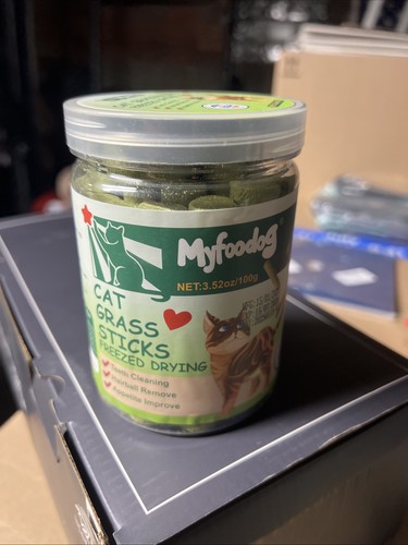 30G Cat Grass Sticks, Delicious Cat Grass Teething Stick Edible Cats ...