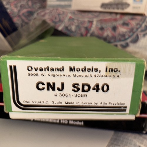 Overland Models HO Scale SD-40 Baltimore And Ohio/CNJ | eBay