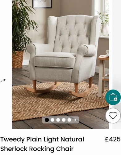 NEXT Sherlock Wingback Nursery Chair BRAND NEW | eBay