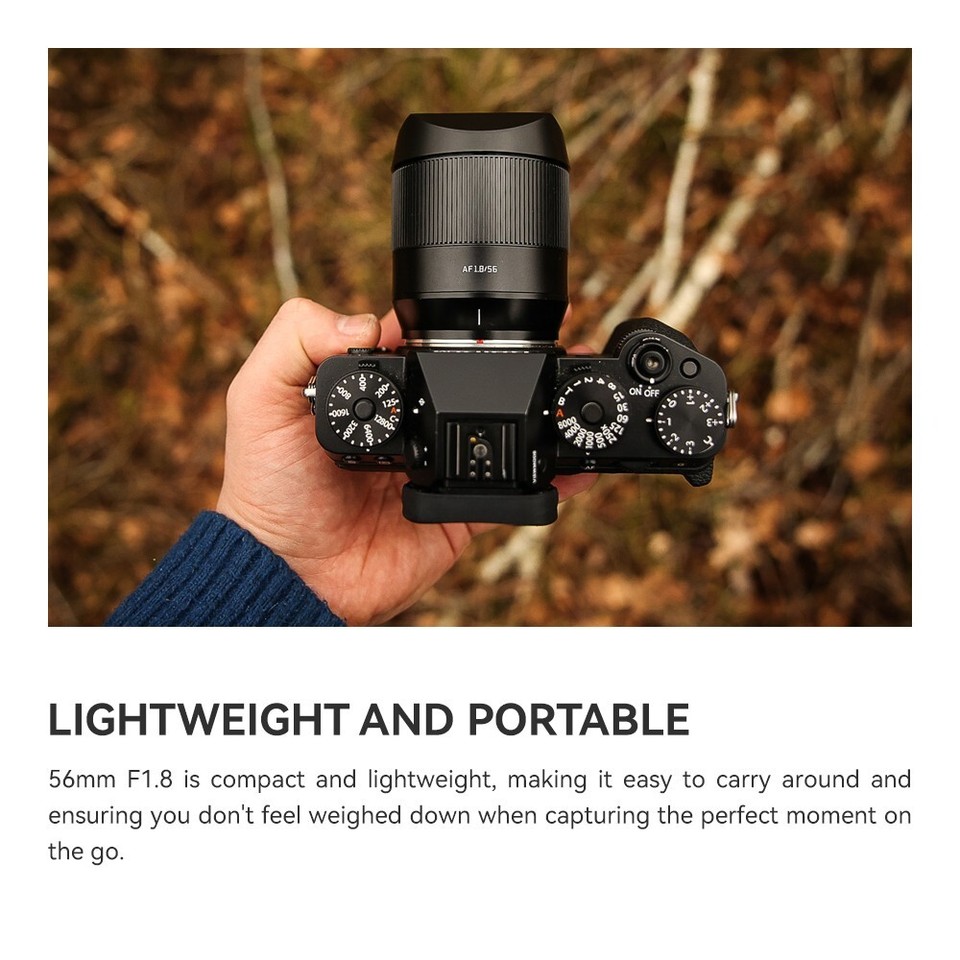 TTartisan Auto Focus 56mm F1.8 Portrait Lens for Nikon Z ZFC Z9 Z8 Z10 ...