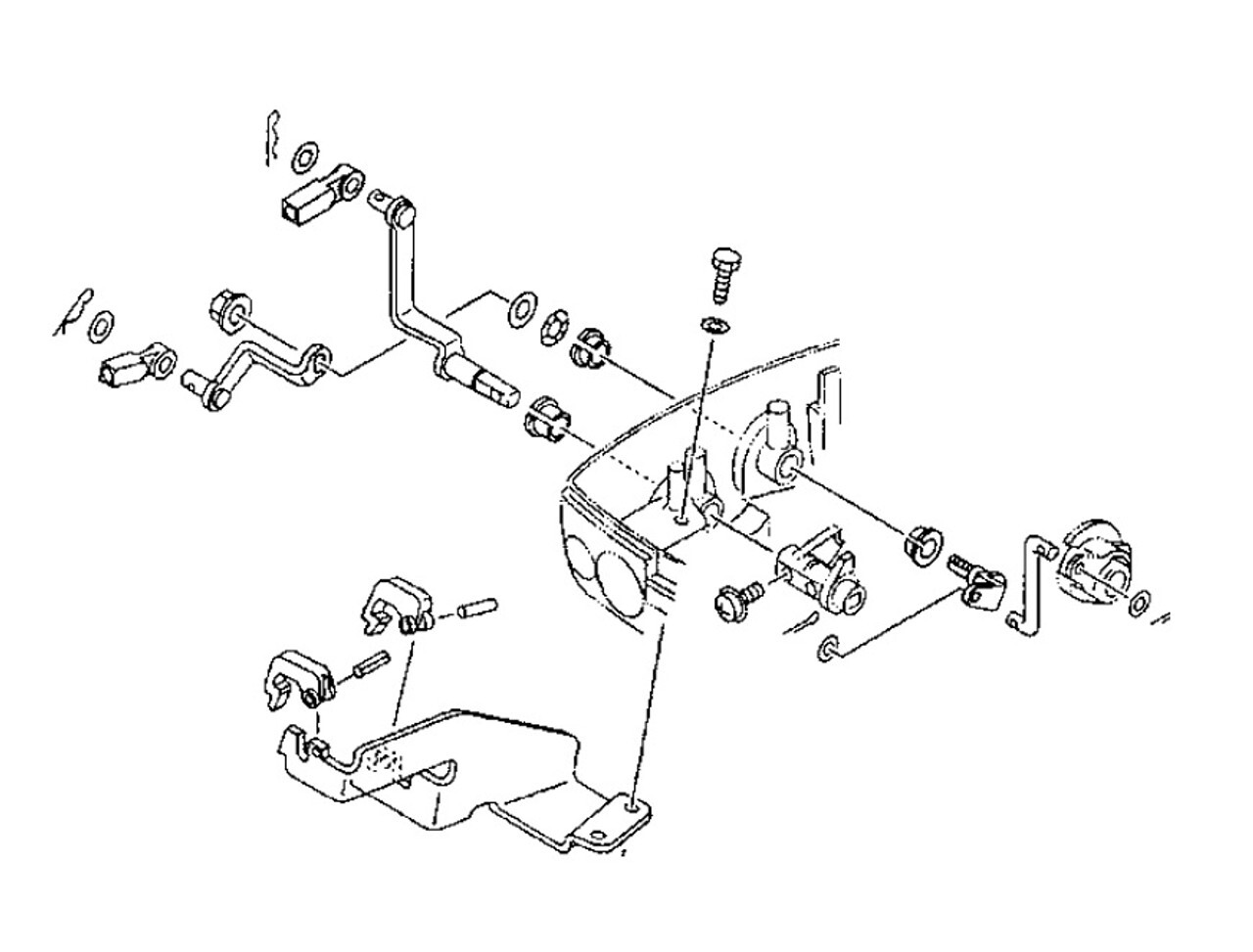 Yamaha 9.9/15HP Outboard Motor Remote Control Attachment Kit 63V-48501 ...