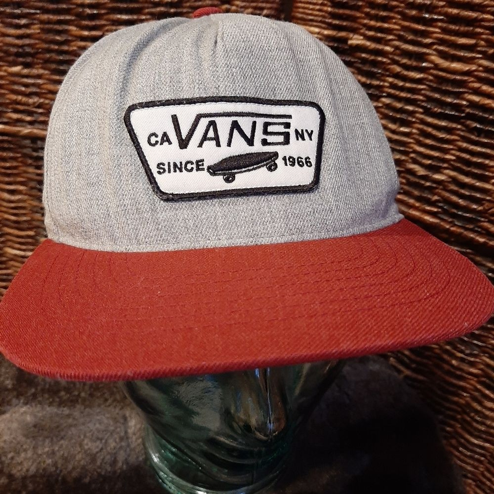 Vans Wool Embroidered The Full Patch Snapback Skater … - Gem