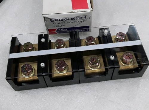 KH-60500-4 KOINO TERMINAL BLOCK 4POLE 500AMP AC250V NEW | eBay