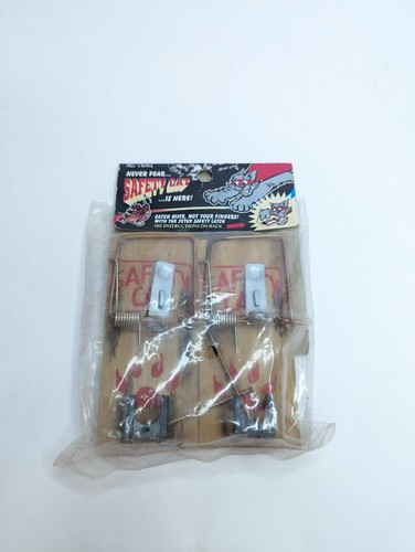 Vintage Mouse Trap NOS Safety Cat Silver Lynx Trapping 2 Pk | eBay