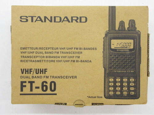 Yaesu FT-60 Standard FM Dual Band Handy Transceiver 144/430MHz New ...