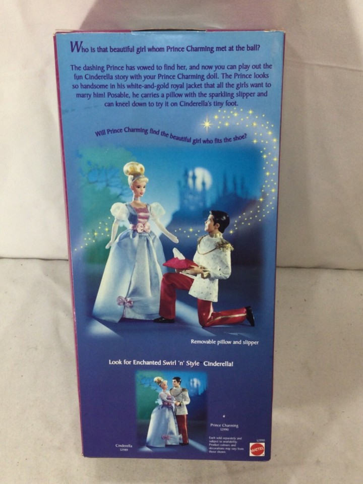 2001 Disney Princess Enchanted Prince Charming Barbie Doll NEW Boxed | eBay