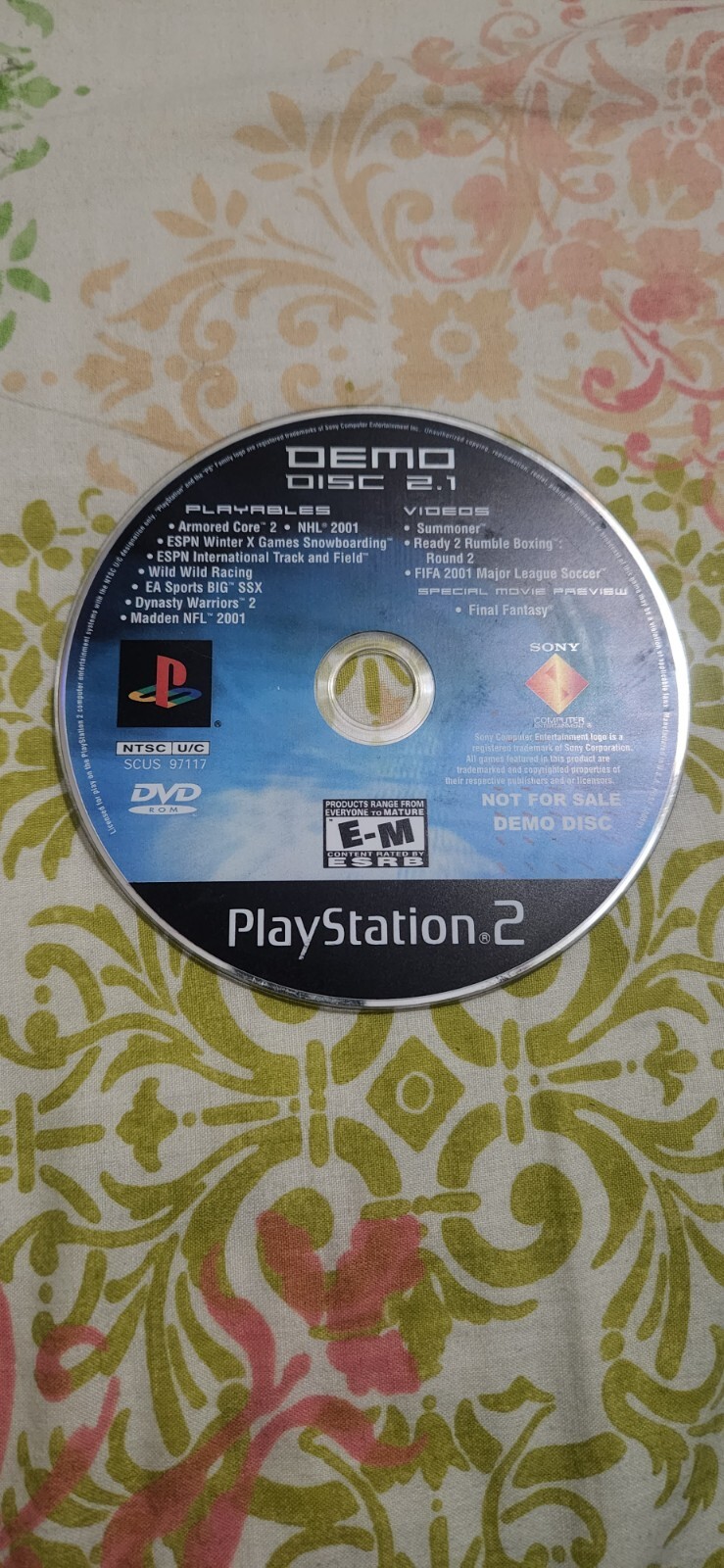 ps2 demo disc 2.1 Same Day Ship Read Desc | eBay