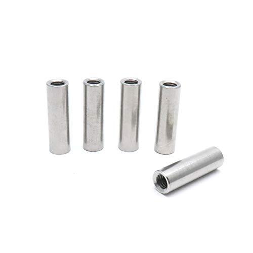 M8 Round Connector Nuts Stainless Steel Coupling Nut 40mm/1.57" Length ...