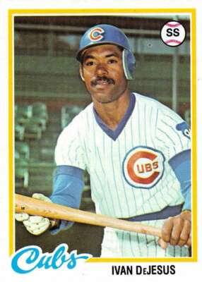1978 Topps #152 Ivan DeJesus EX/NM RC Cubs J2M | eBay